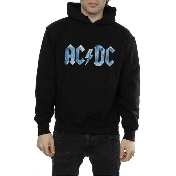 AC/DC | Sweaters | Acdc Mens Ice Logo Cotton Hoodie Black | Poshmark